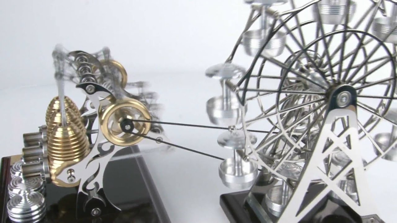 Ferris Wheel Stirling Engine Bohm Boehm - YouTube