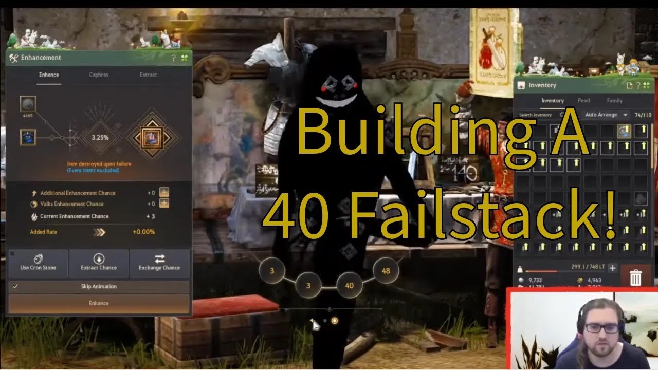 [Black Desert] Enhancing For Profit. How to Build a 40 failstack with ...