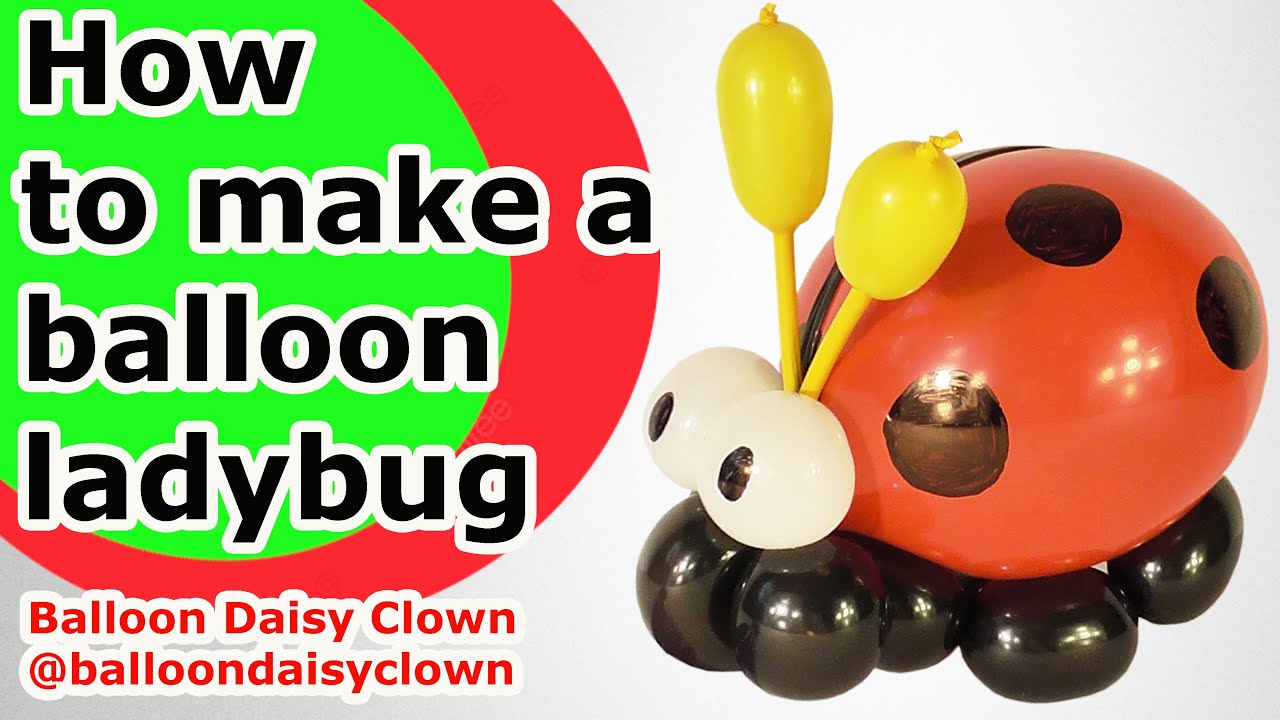 Ladybug - Balloon Animal TUTORIAL - YouTube