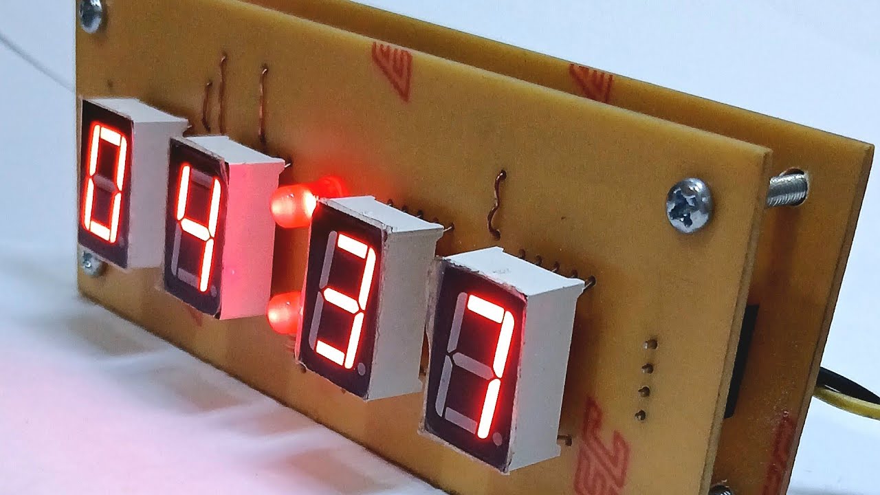 D.I.Y. Simple Modul Jam digital - YouTube