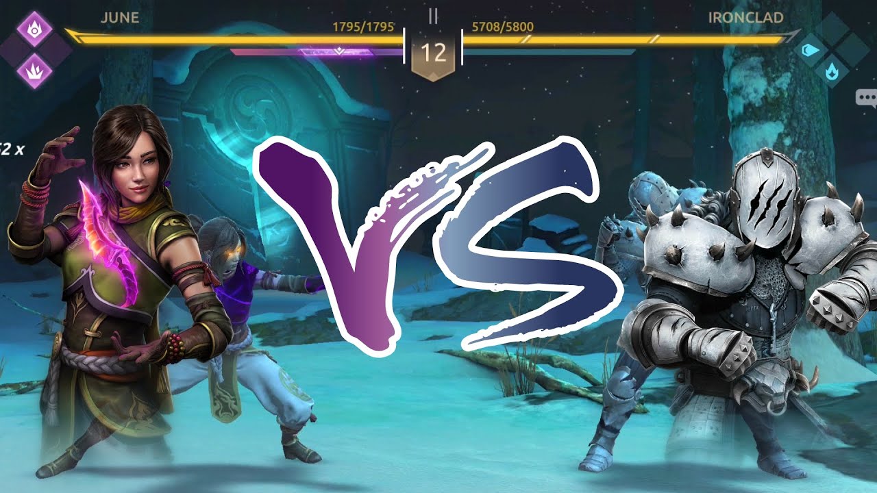 Cốt truyện June vs IronClad | Story Mode Gameplay | Shadow Fight 4 ...