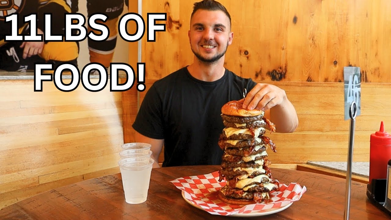 Eagles Deli Burger Challenge - YouTube