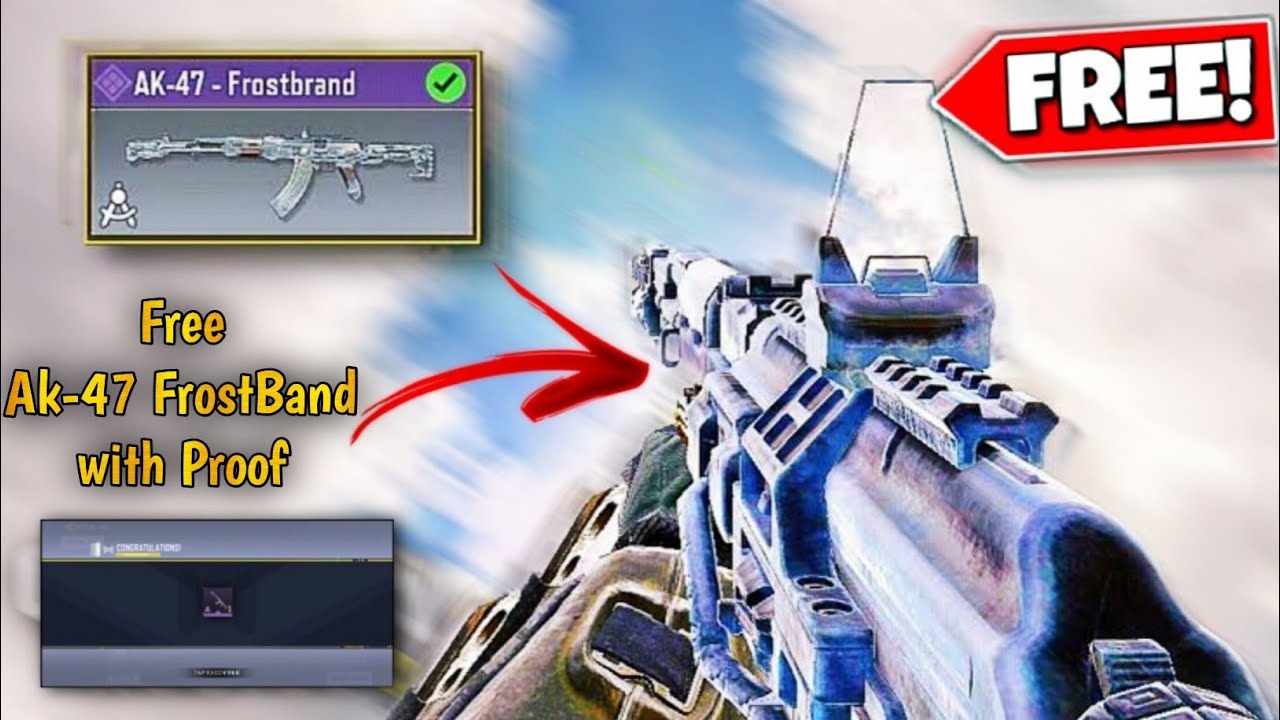 *Free* Get Ak-47 FrostBand in COD Mobile | CODM Season 4 Free Skins ...