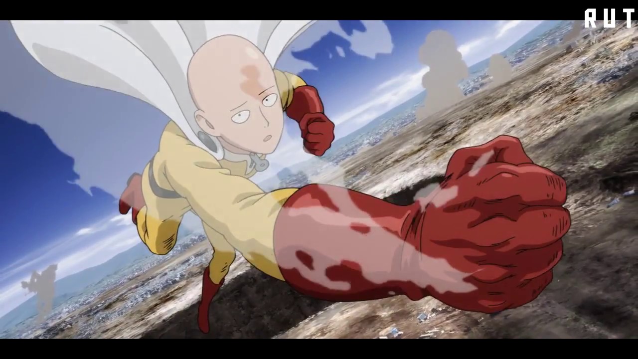 Saitama vs Giant | HD 60FPS | One Punch Man - YouTube