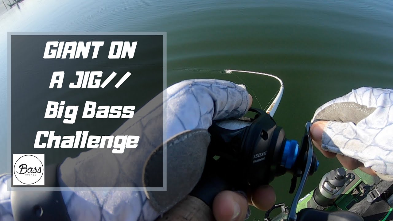 GIANT ON A JIG// Big Bass Challenge - YouTube