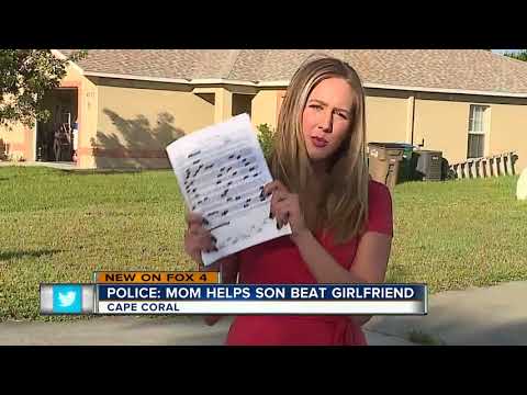Police: Cape Coral mom helps son beat ex-girlfriend