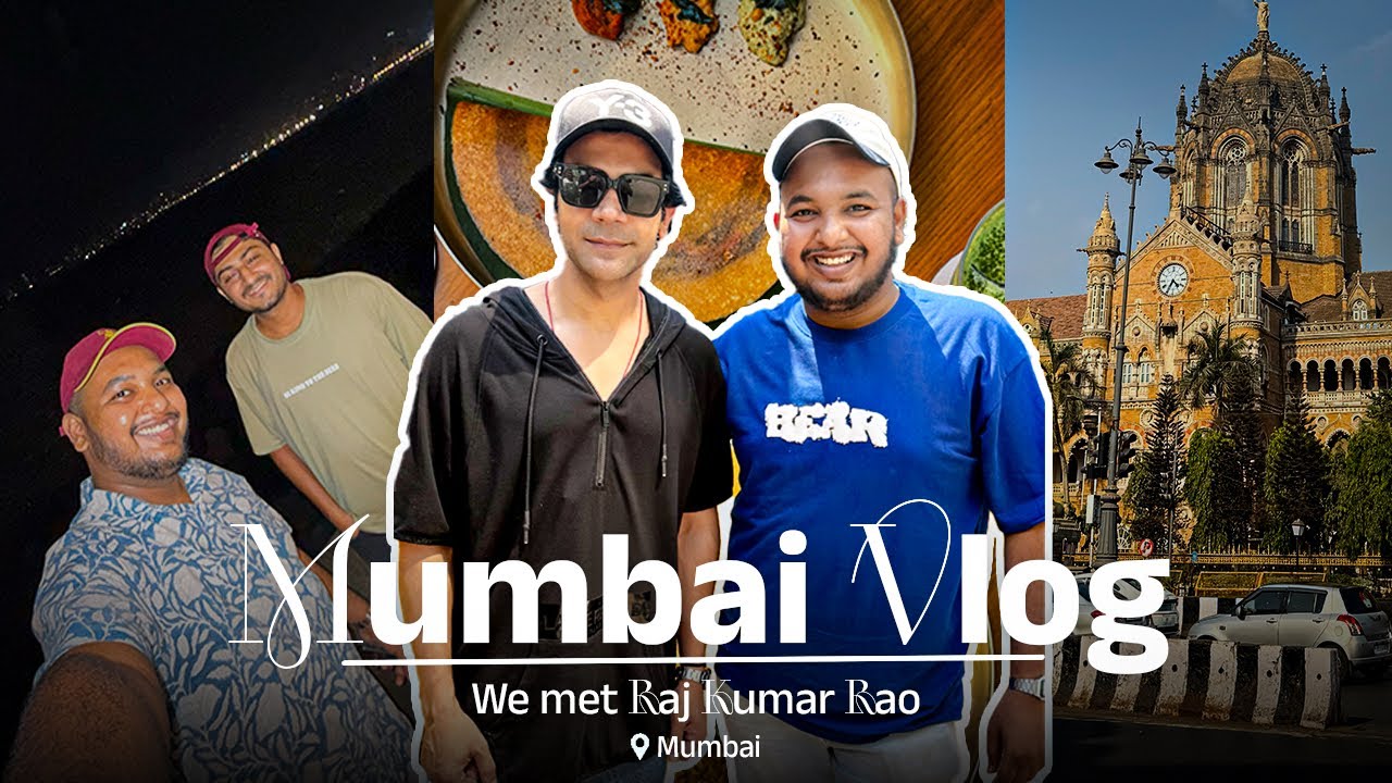 We met Raj Kumar Rao in mumbai l Mumbai vlog l Blondie cafe BANDRA ...