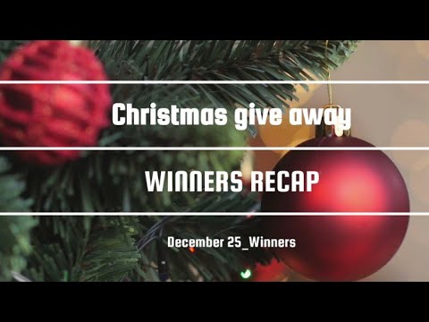 5K of gcash Xmas giveaway WINNERS RECAP || Last set of winners Dec. 25 ...