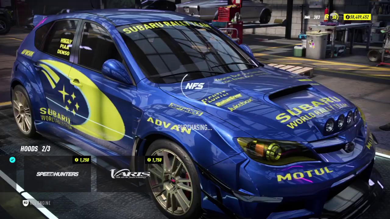 NFS HEAT:: SUBARU IMPREZA WRX STI - RALLY AND TRACK BUILDS! - YouTube