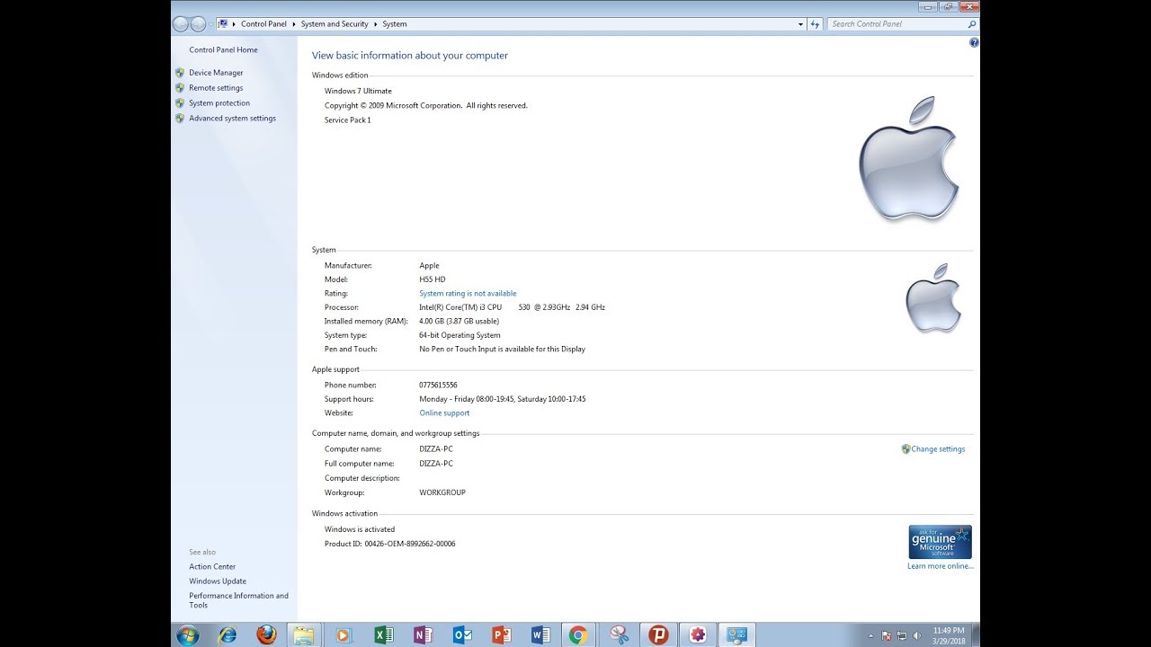 System Branding Changed in windows 7!!!OMG!! - YouTube