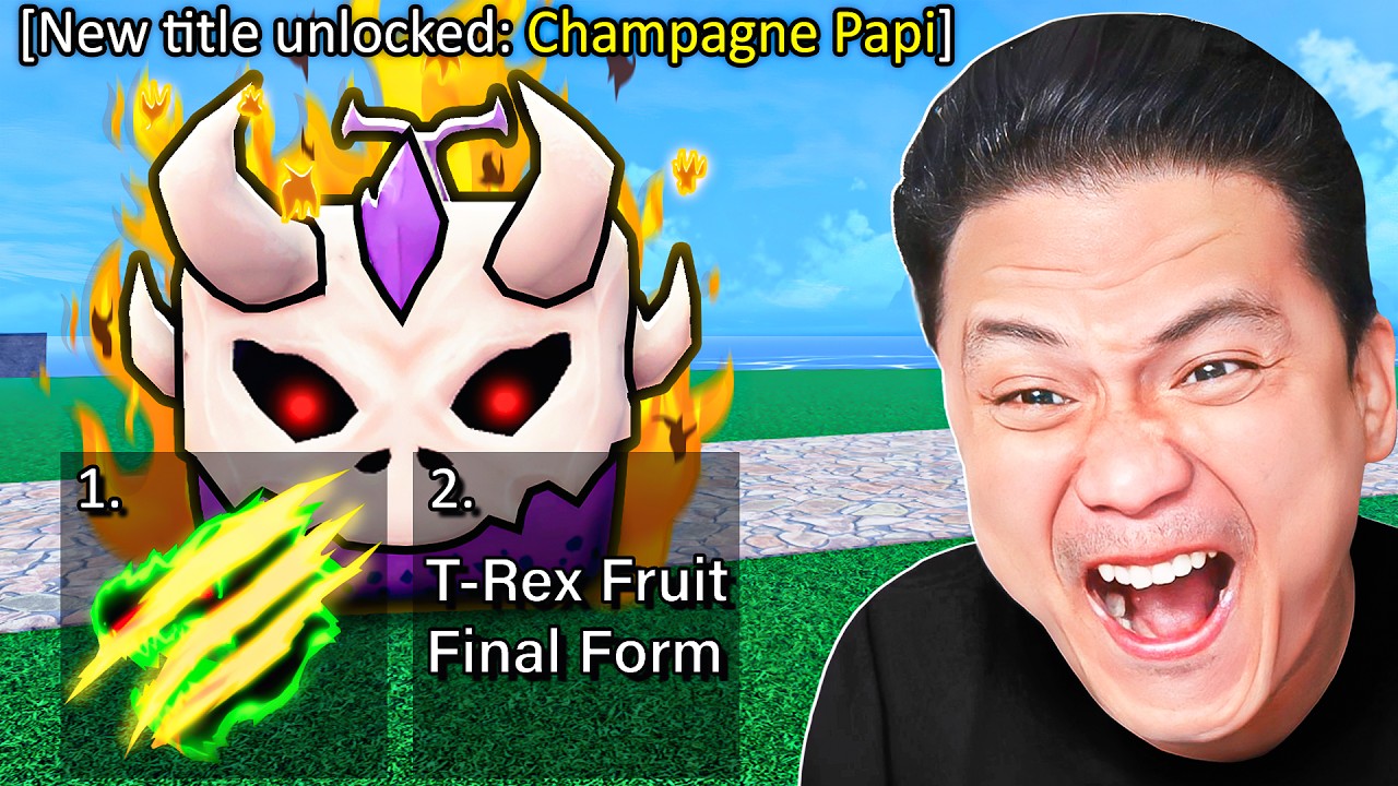 I Unlocked The SECRET DINO Final Form In Blox Fruits - YouTube