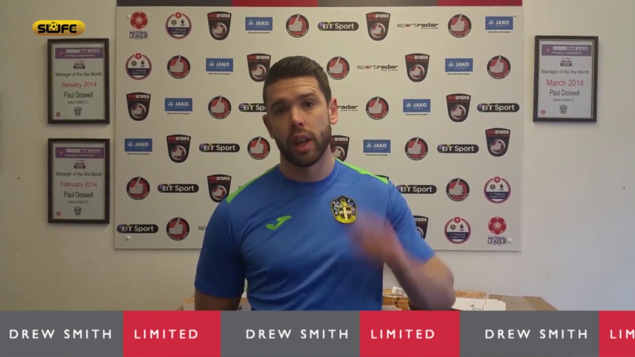 SUFCtv: Dan Fitchett interview ahead of North Ferriby Sutton United VNL ...