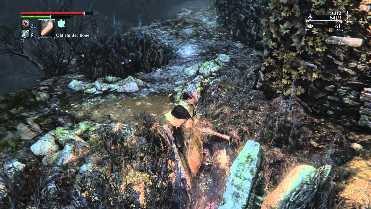 Bloodborne - Old Hunter Bone - Quickening roll/dash - YouTube