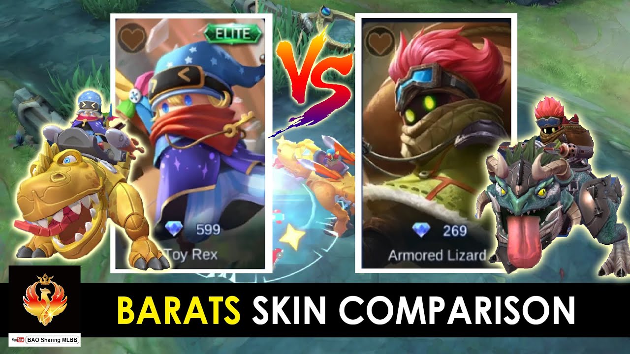 BARATS SKIN COMPARISON 2021 | New Skin TOY REX RELEASE DATE | Upcoming ...