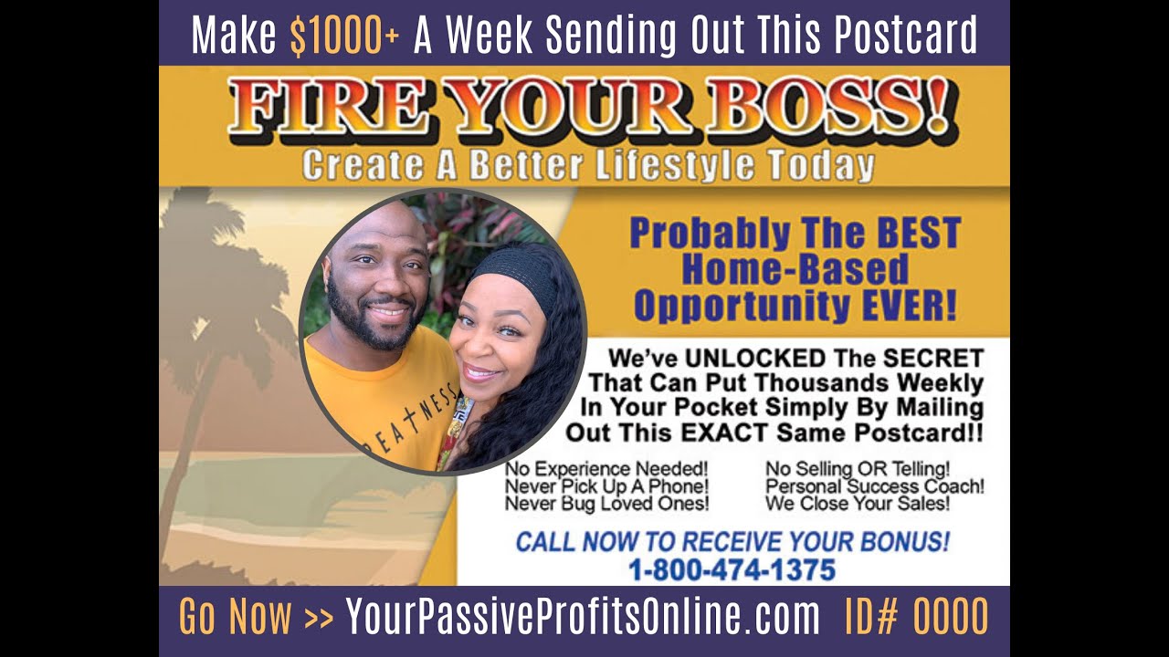 Passive Profits Postcard Program Webinar Review 2020- Make Money ...