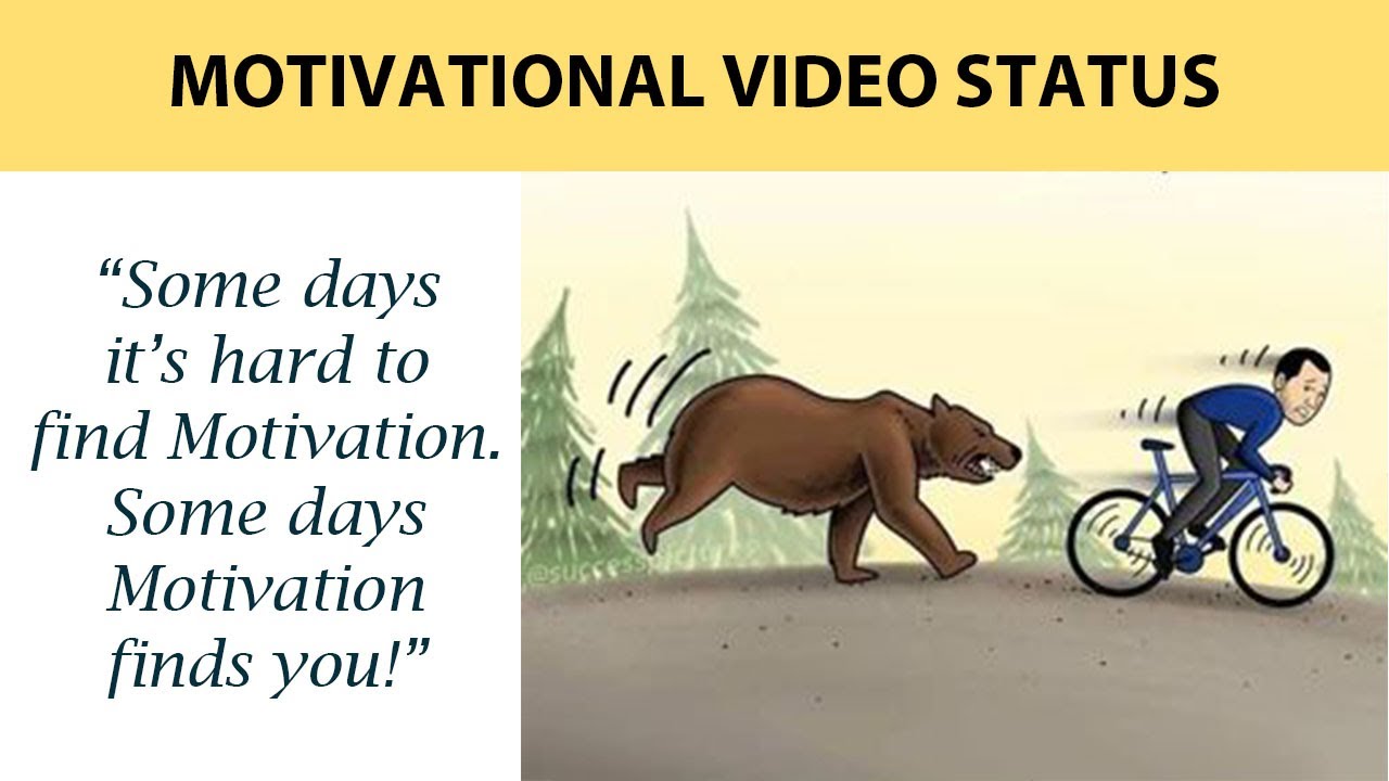 Some days it's hard to find motivation, Some days motivation finds you ...