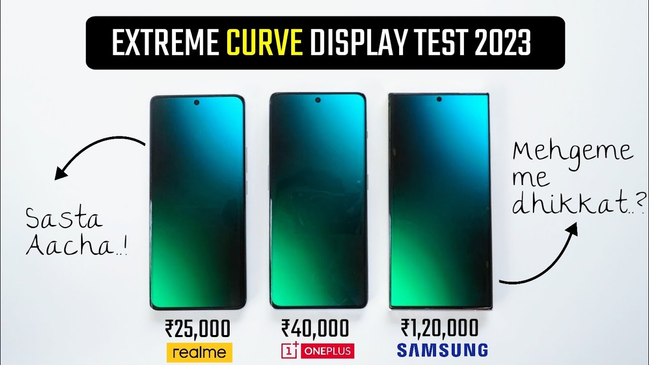 Extreme Curved Display Test : Realme nailed it 😲 OnePlus Shocked me 🤫 ...