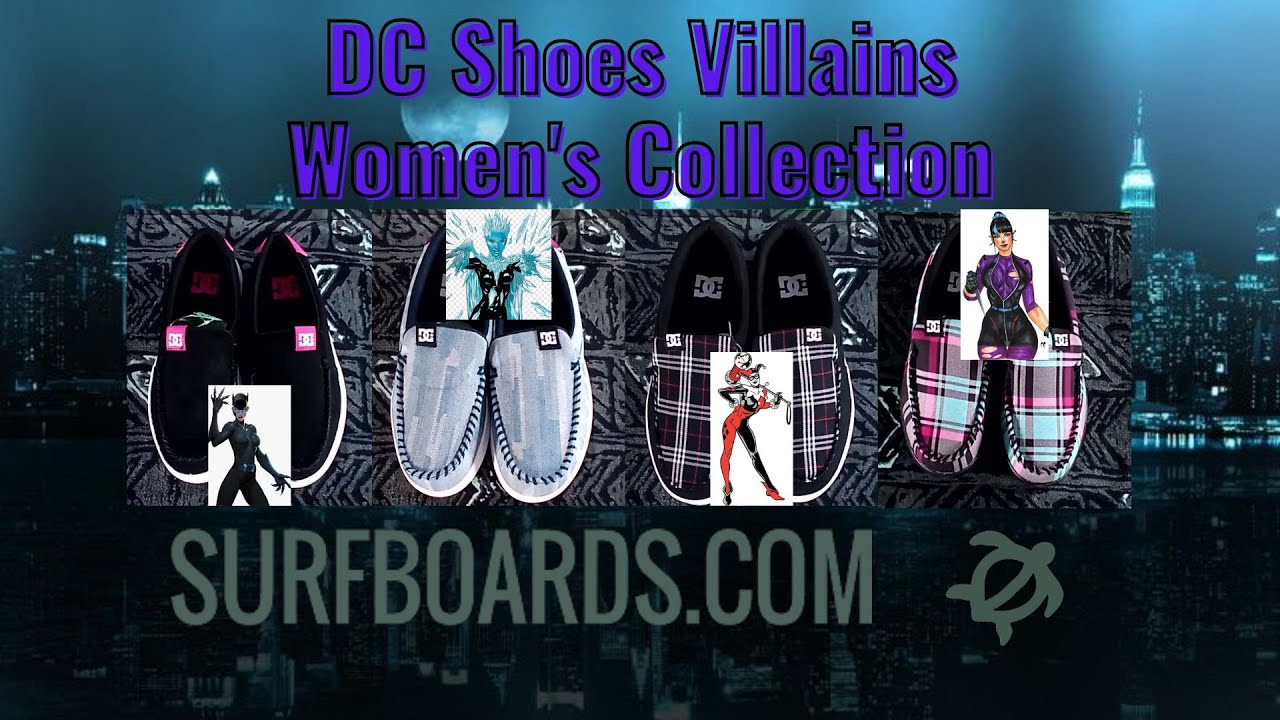 A Special Spotlight on the DC Women's Villains Shoes - YouTube