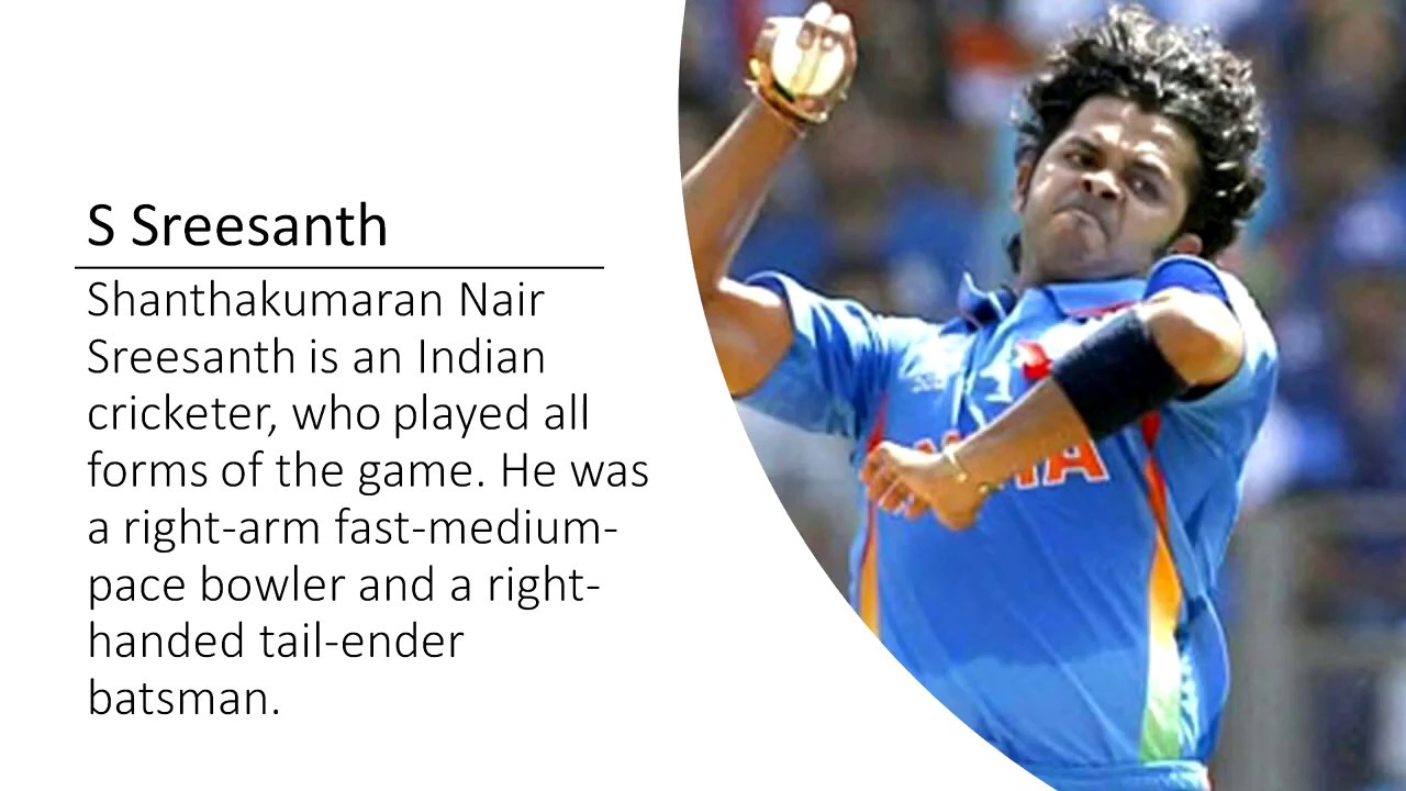 S Sreesanth Profile | Statistics | Biography - YouTube