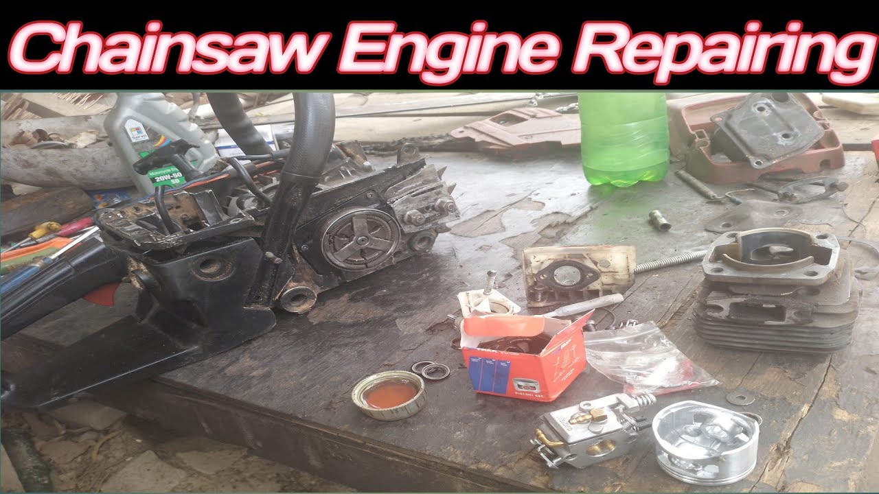 How to Chainsaw Engine Repair - YouTube
