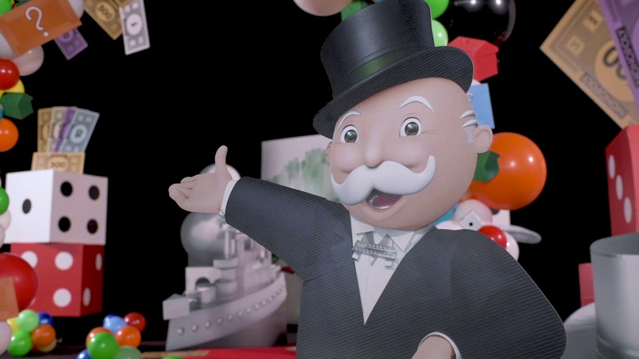 Hasbro Game Night Monopoly Theme Kit - YouTube