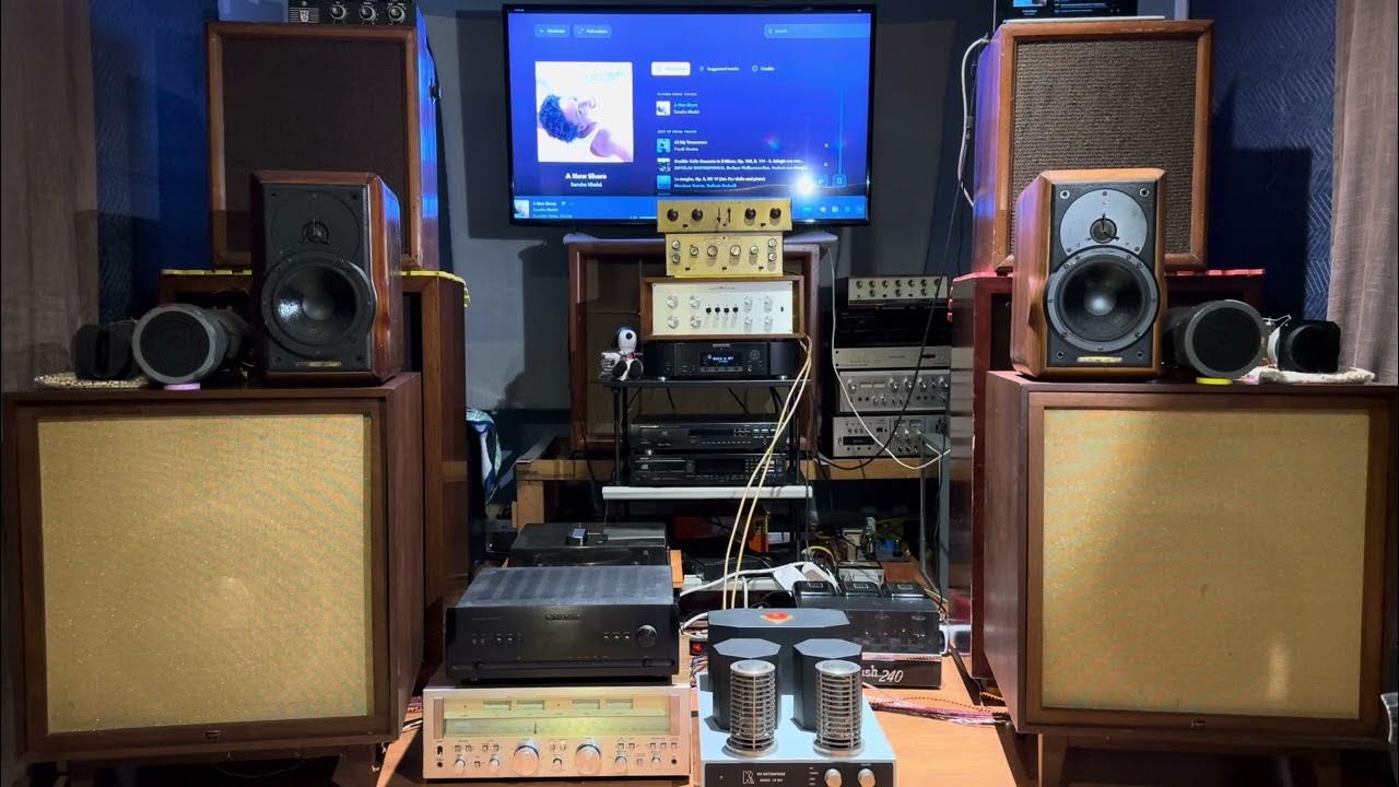 Sonus Faber Electa Amator I + Marantz 7 preamp + McIntosh mc240 amp - A new shore (Tidal) - YouTube
