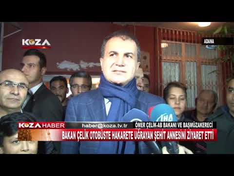 BAKAN ÇELİK OTOBÜSTE HAKARETE UĞRAYAN ŞEHİT ANNESİNİ ZİYARET ETTİ