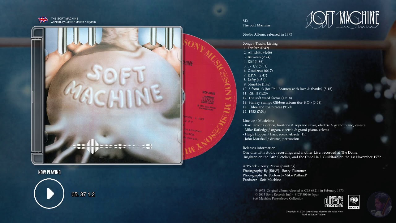 Soft Machine Six 1973 Edit 2003 Japan - YouTube