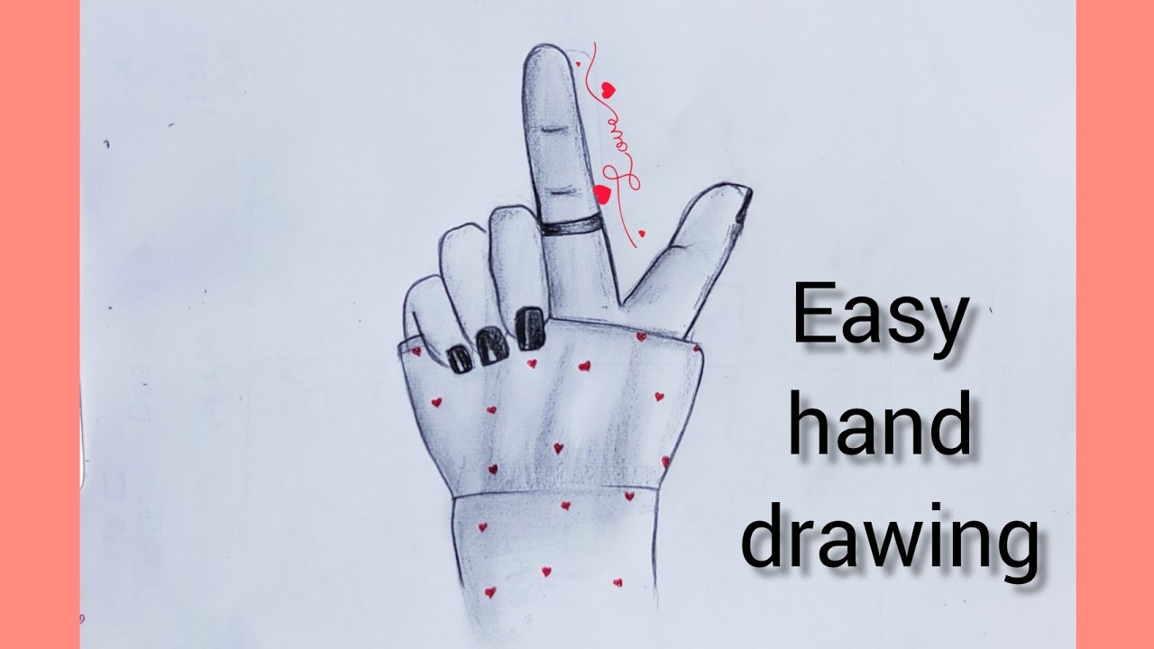 Easy hand drawing with pencil// hand drawing#handdrawing #drawing - YouTube