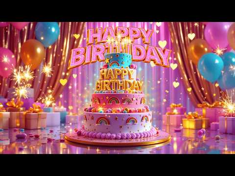 Happy Birthday Song 🎉The Most Beautiful Birthday Video