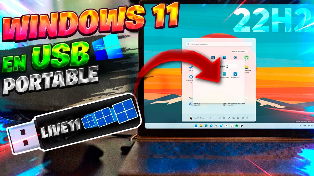 LIBERAN! Windows 11 en USB Portable / NUEVO LIVE11 Llevas WINDOWS en TU BOLSILLO! - YouTube