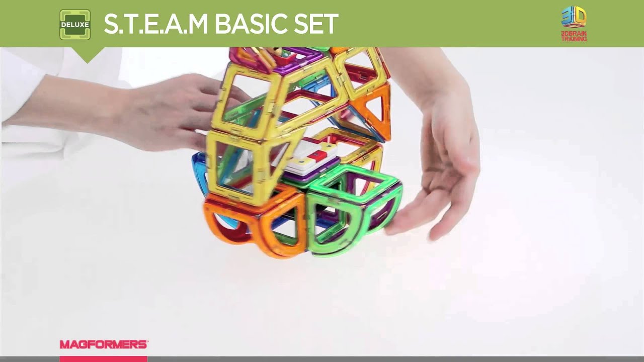 MAGFORMERS S.T.E.A.M BASIC SET - YouTube