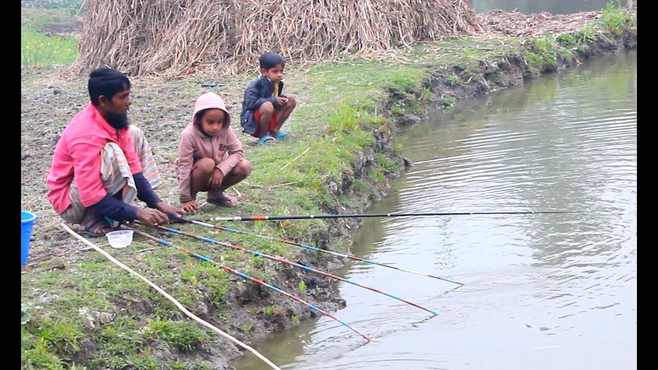 Best Amazing Hook Fishing | Traditional Hook Fishing | Hook Fishing ...
