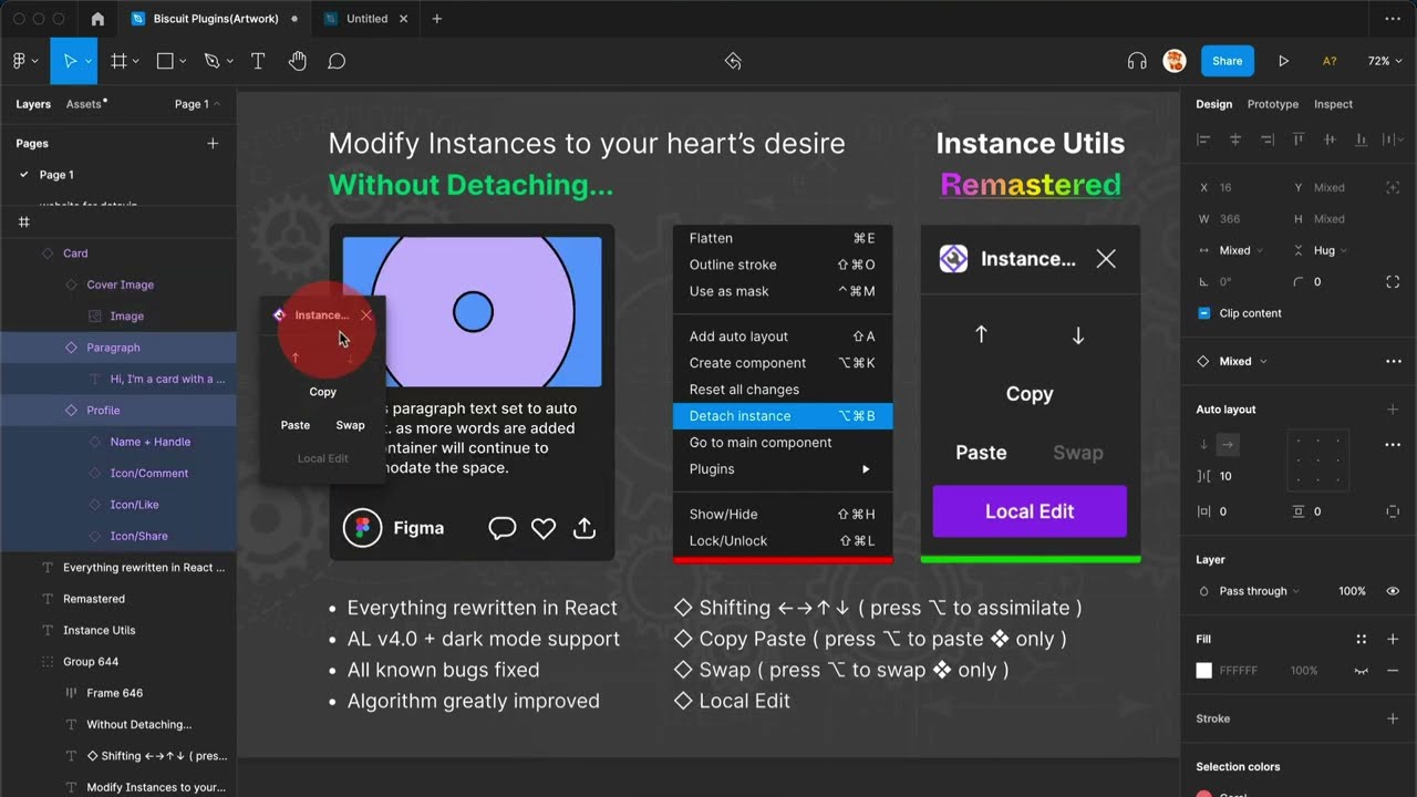 Figma's ultimate design system enabler: Instance Utils - YouTube