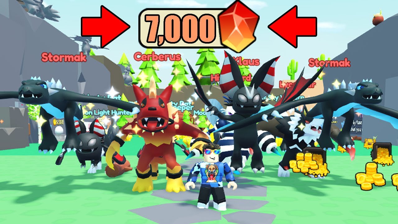 Spending My Record 7000 Mythical Stones In Roblox Collect All Pets ...