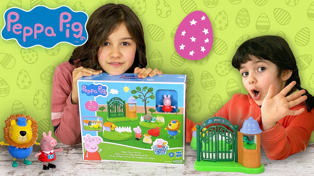 ΠΗΓΑΙΝΟΥΜΕ ΣΤΟ ΖΩΟΛΟΓΙΚΟ ΚΗΠΟ ΤΗΣ PEPPA PIG, ΠΑΙΖΟΥΜΕ & ΤΑΪΖΟΥΜΕ ΤΑ ...