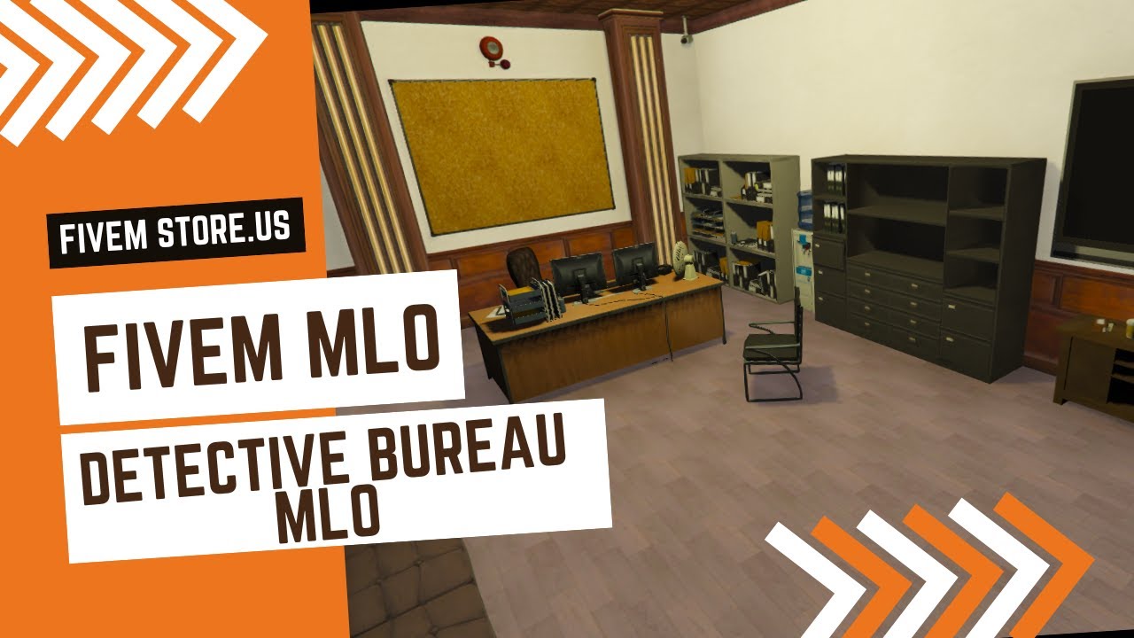 FiveM Detective Bureau MLO #fivem #pd - YouTube