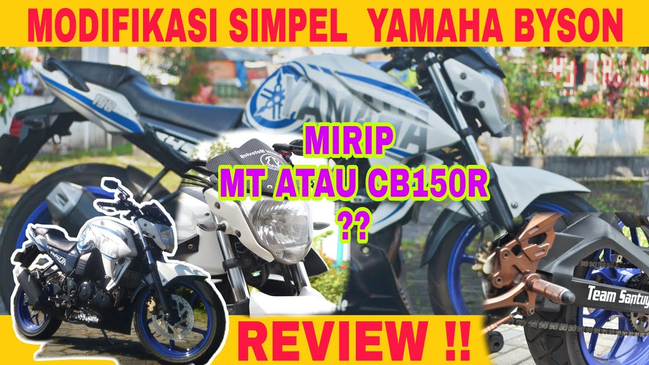 CUMAN HABIS SEGINI MODIFIKASI YAMAHA BYSON SIMPLE || FASCAL MOTOVLOG # ...