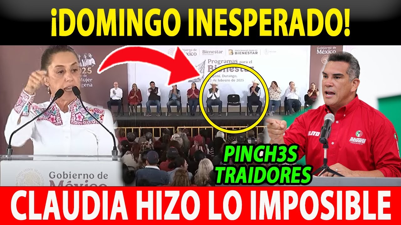 DOMINGO DE BOOM! CLAUDIA HACE LO IMPOSIBLE, LA OPOSICIÓN SE DOBLEGA ...