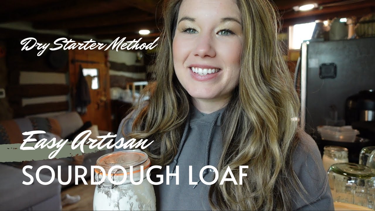 Easy Sourdough Artisan Loaf- Using a Dry Starter - YouTube
