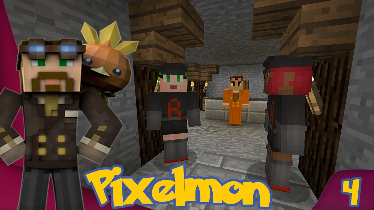 Dansk Pixelmon // Team Rockets base! // Ep04 - YouTube