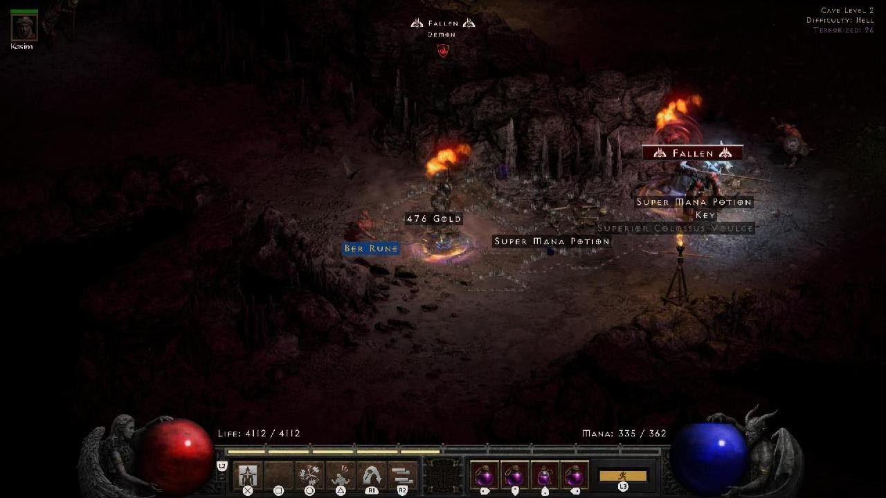 Diablo II: Resurrected Terror Zone: How to Drop Ber Rune - YouTube