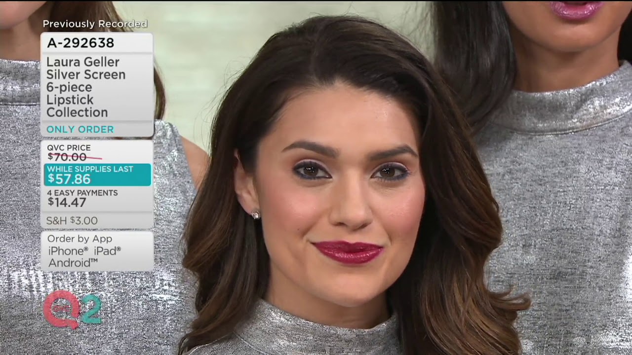 Laura Geller Silver Screen 6-piece Lipstick Collection on QVC - YouTube