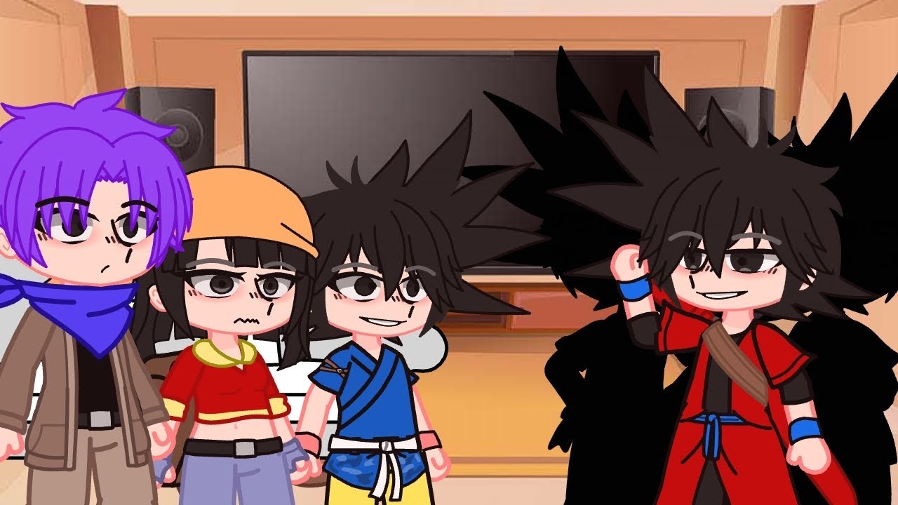 dragon ball GT react to Goku xeno //gacha ultra//2/? - YouTube