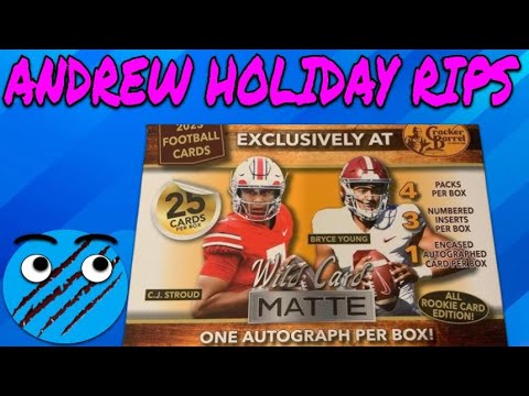 ANDREW HOLIDAY RIPS - 2023 Wild Card Matte Cracker Barrel Edition - YouTube