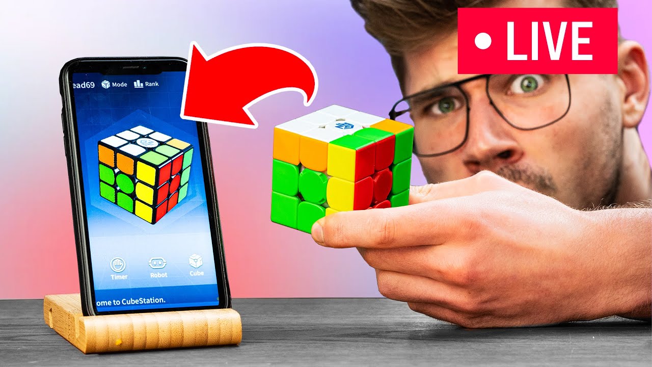LIVE GAN i3 SMART CUBE (BATTLES & MORE) - YouTube