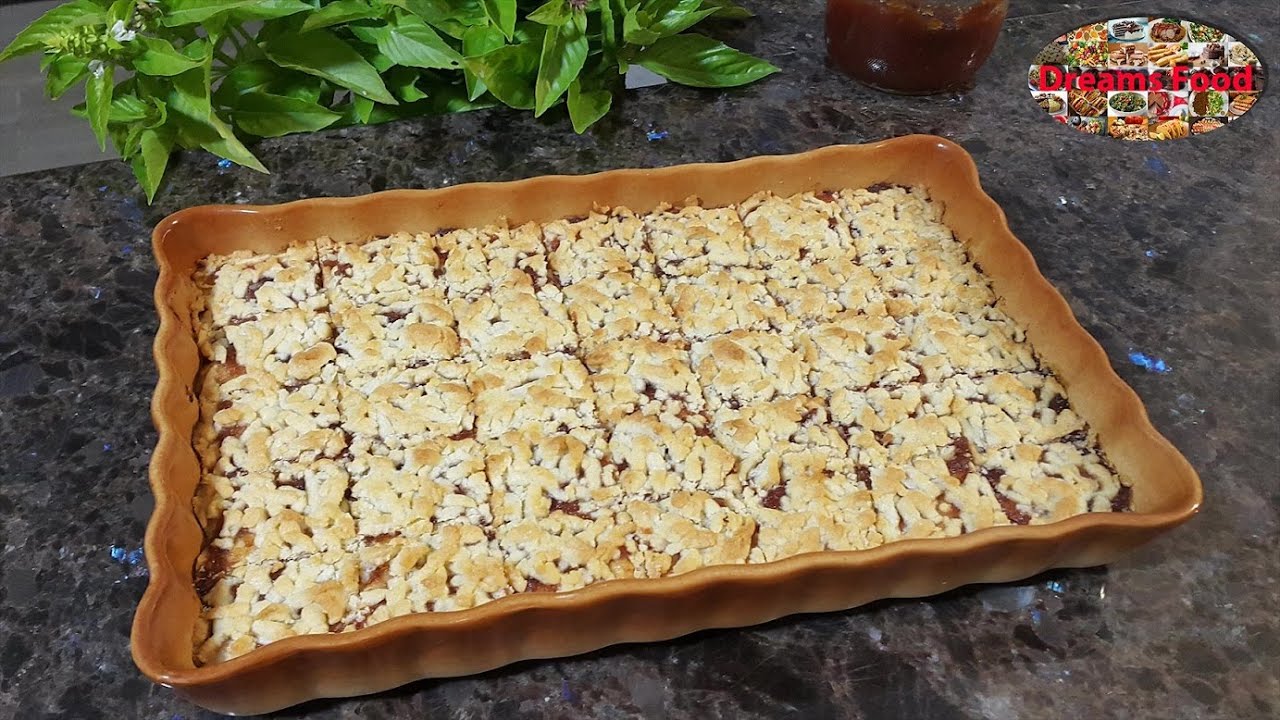 مبروشة المربى - بتي فور Most delicious jam biscuit recipes - Mabrousheh ...