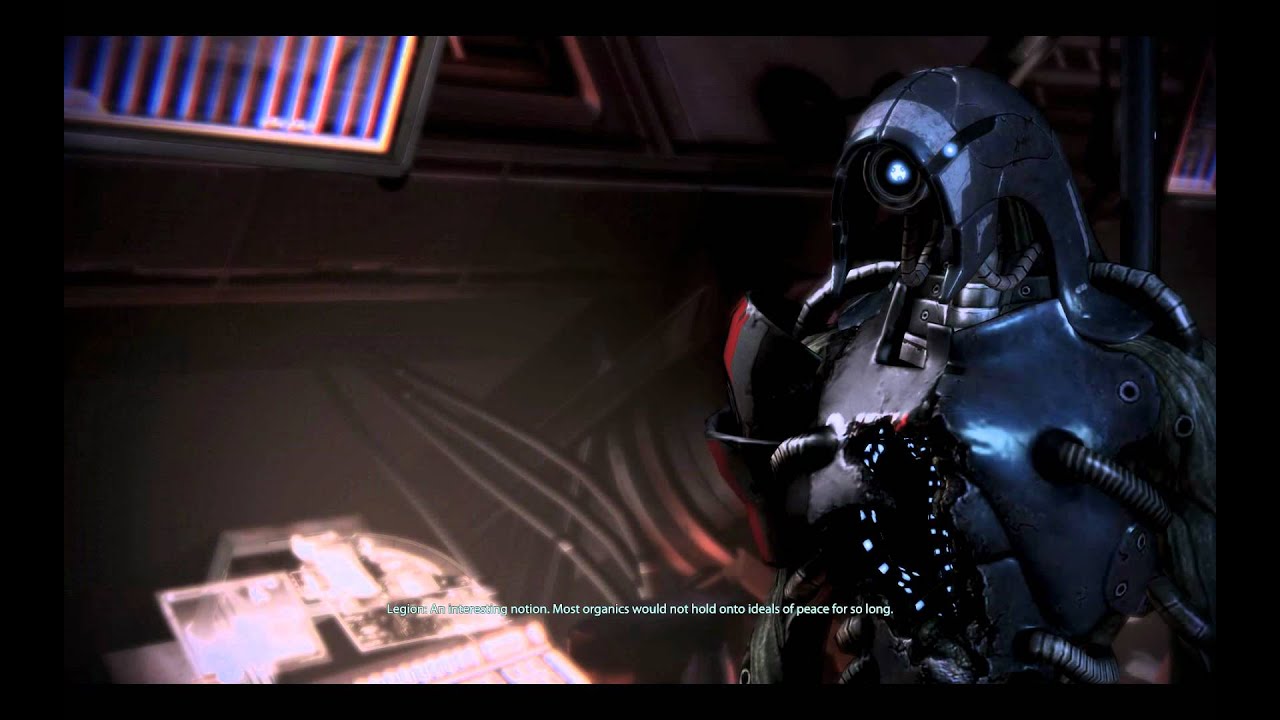 Mass Effect 3 - Reunited with Legion - YouTube