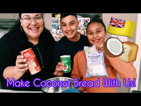 COOK WITH US | Niuean Coconut Bread! - YouTube