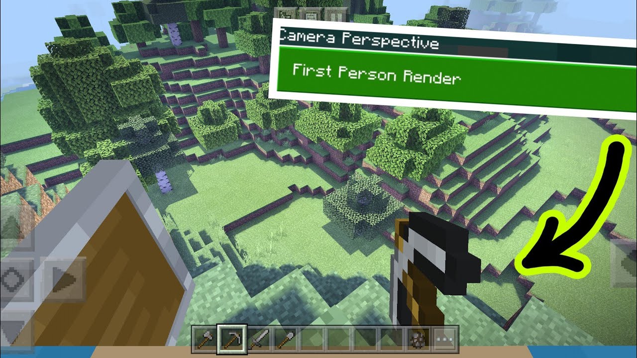 MCPE 1.16+ First Person Render Mod + Shader & Player Animation! - YouTube
